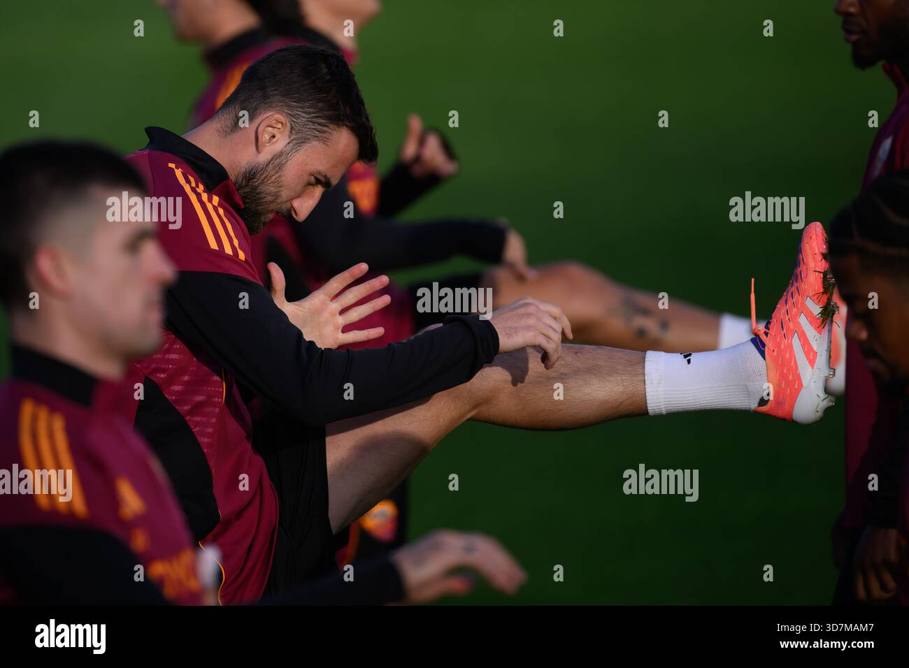 Bryan Cristante of AS Roma during a training session the day before the ...