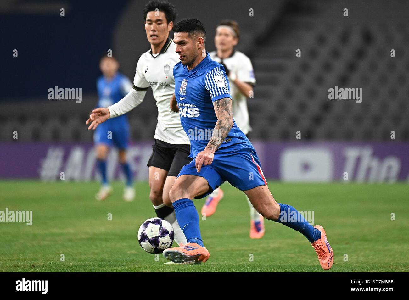 Shanghai, China PR. 26 November, 2025. André Luis #9 of Shanghai Shenhua FC during the AFC ...
