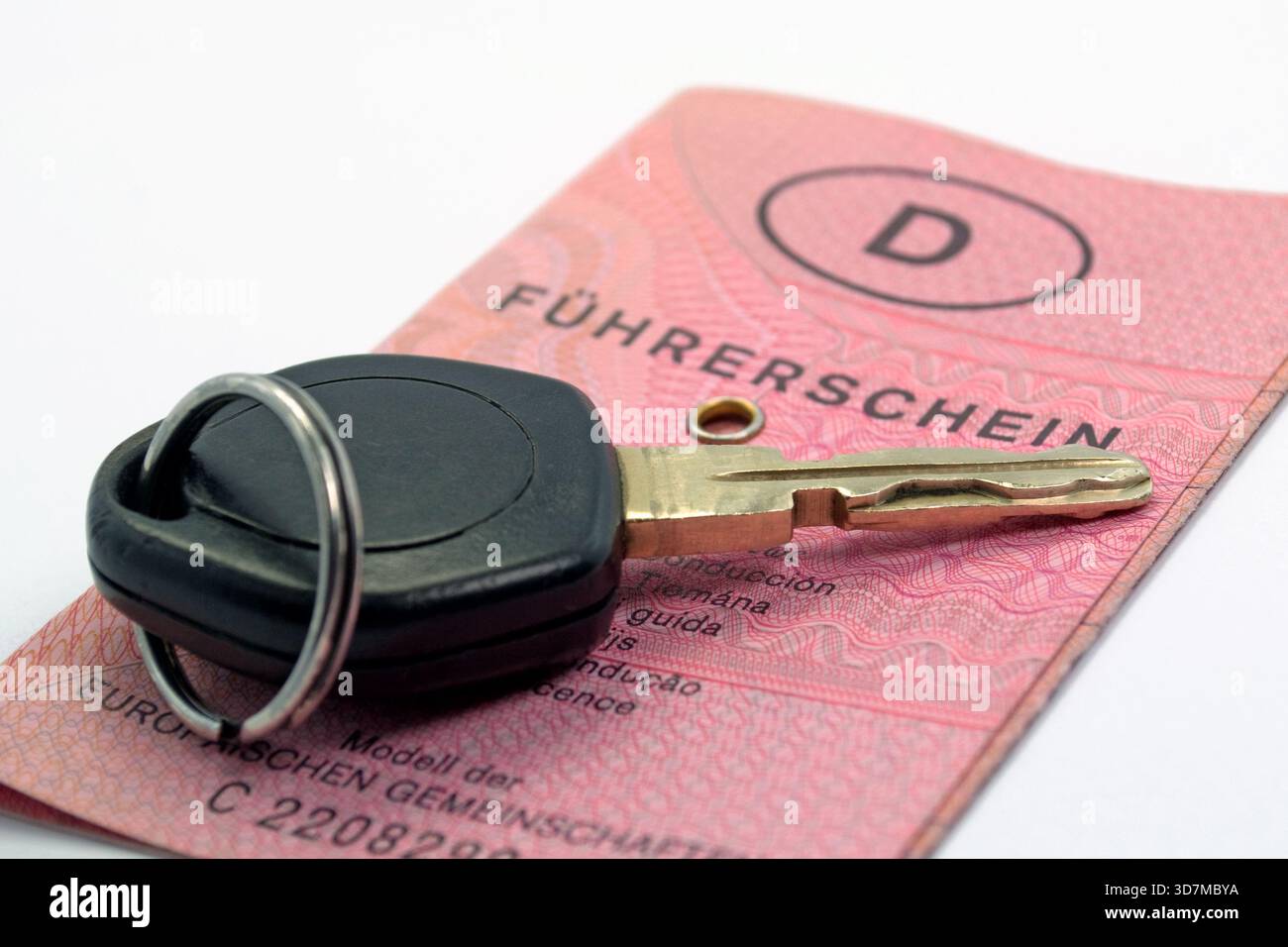 Car keys and driver's license Stock Photo - Alamy