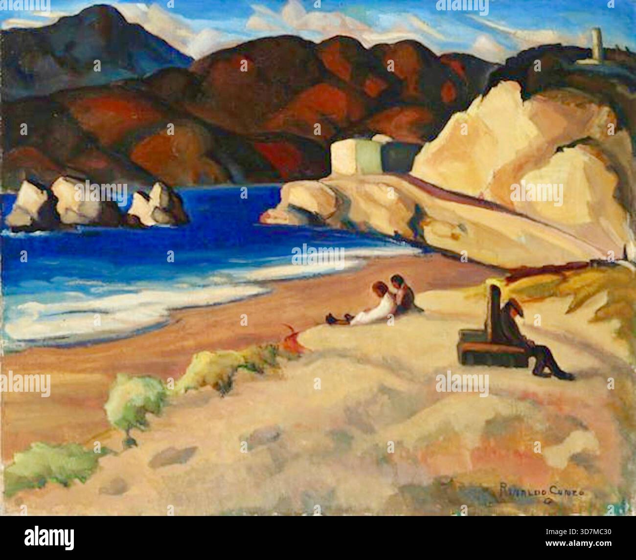 Rinaldo Cuneo - 1928 - Baker Beach, Near San Francisco - 1928 - he ...