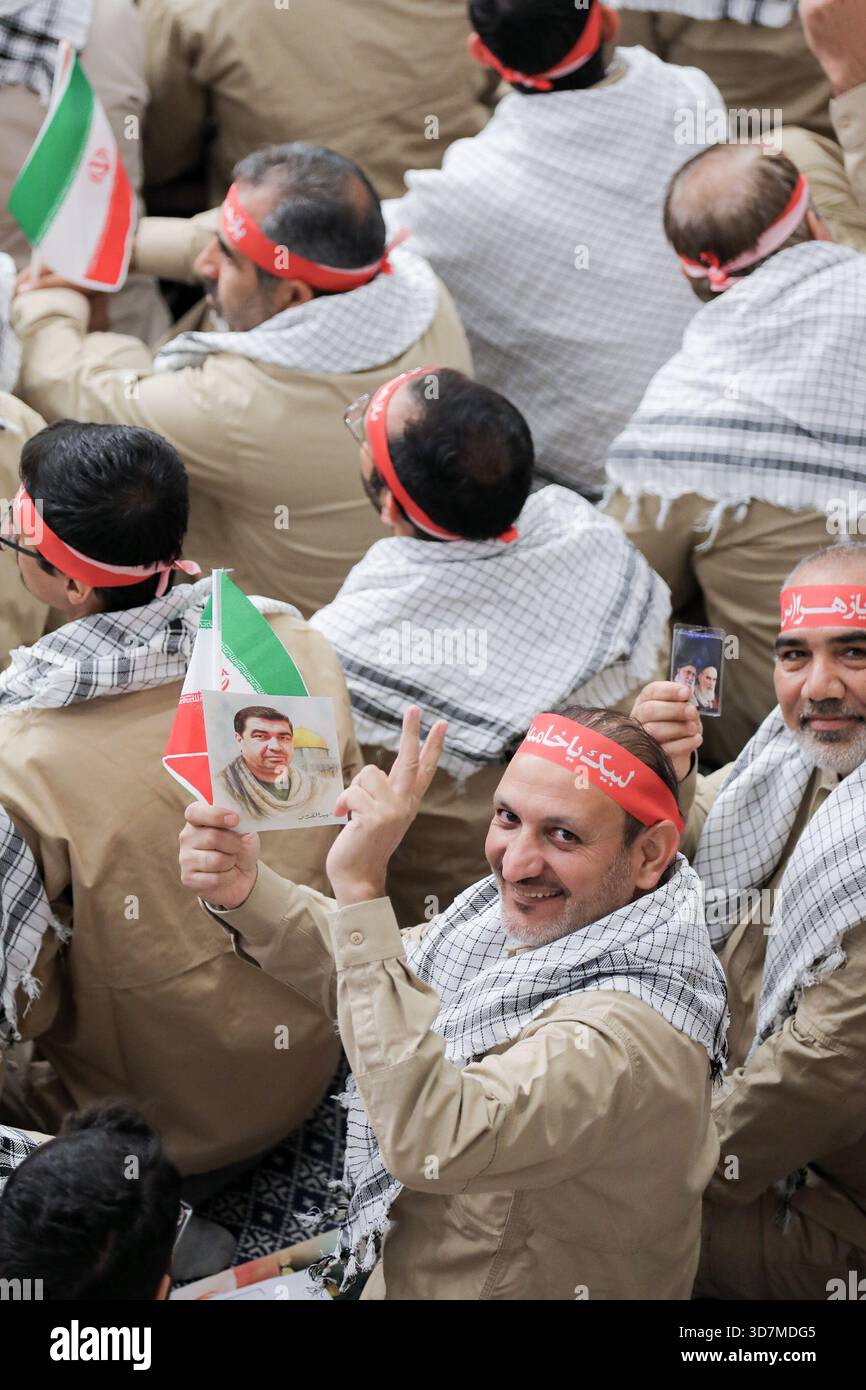 November 26, 2025, Tehran, Iran: Members of the Iranian Basij ...