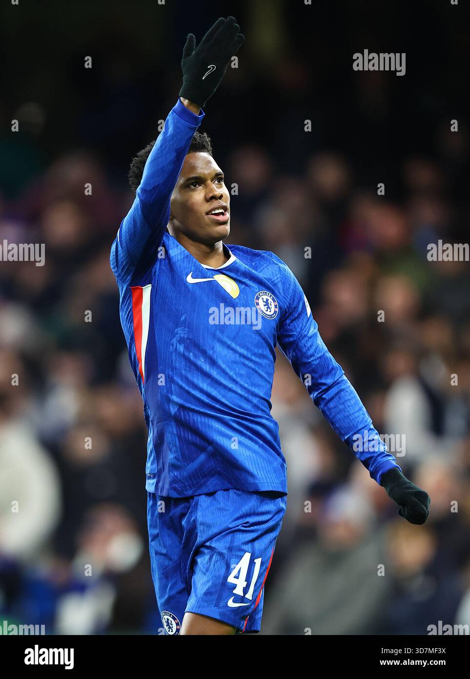 Estevao of Chelsea celebrates scoring his sides second goal during ...