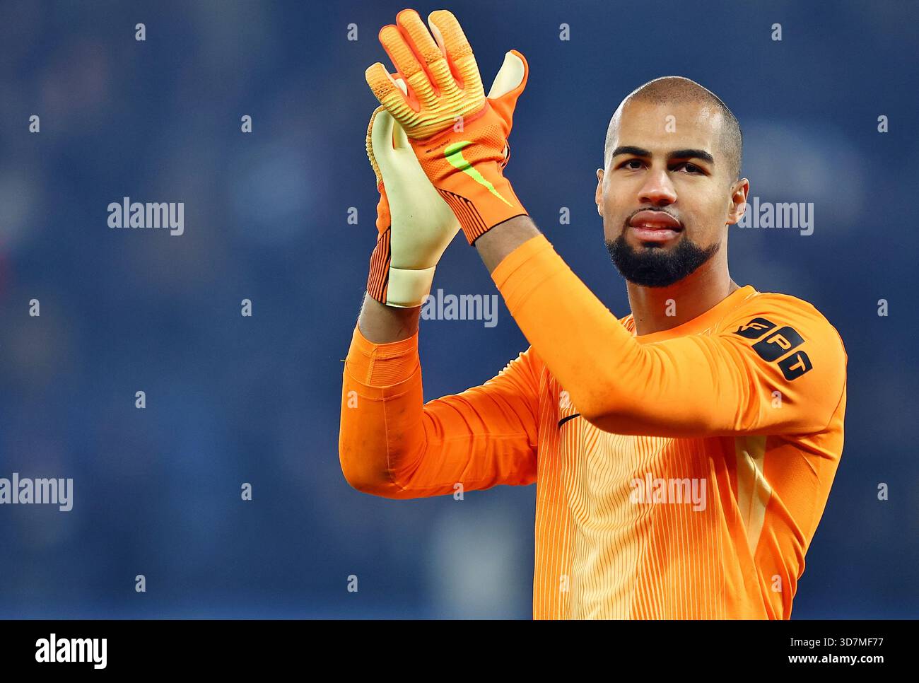 Robert Sanchez of Chelsea applauds the fans during Chelsea and ...