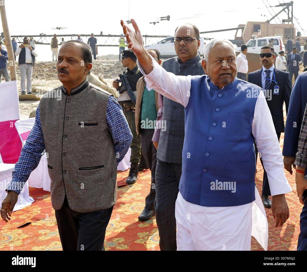 PATNA, INDIA - NOVEMBER 26: Bihar Chief Minister Nitish Kumar ...