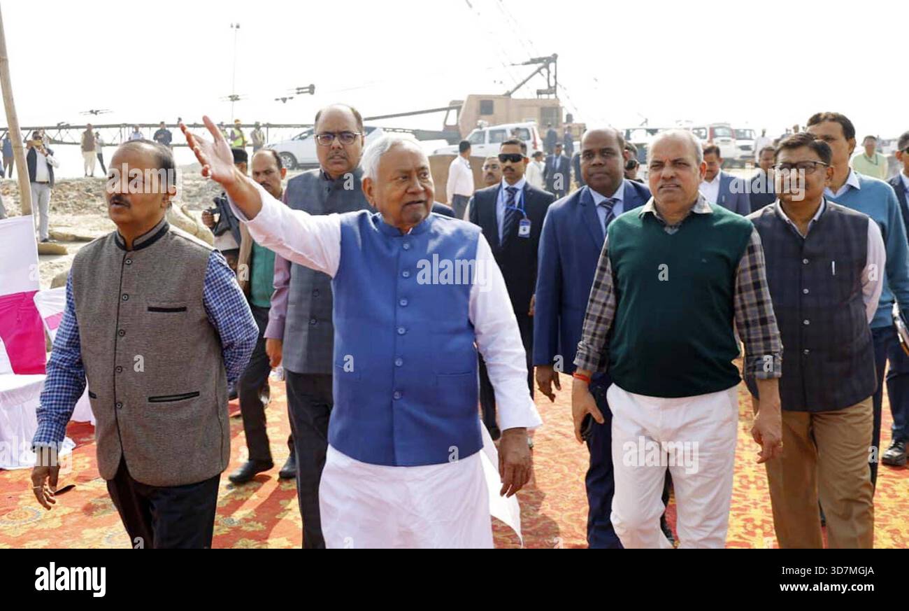 PATNA, INDIA - NOVEMBER 26: Bihar Chief Minister Nitish Kumar ...