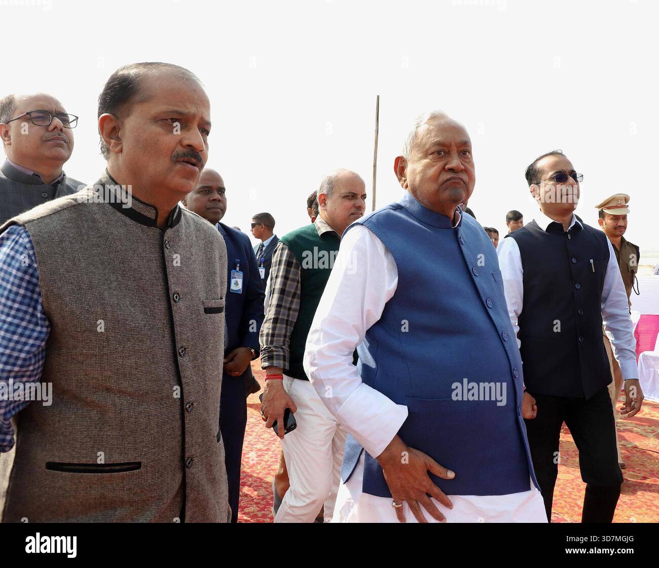 PATNA, INDIA - NOVEMBER 26: Bihar Chief Minister Nitish Kumar ...