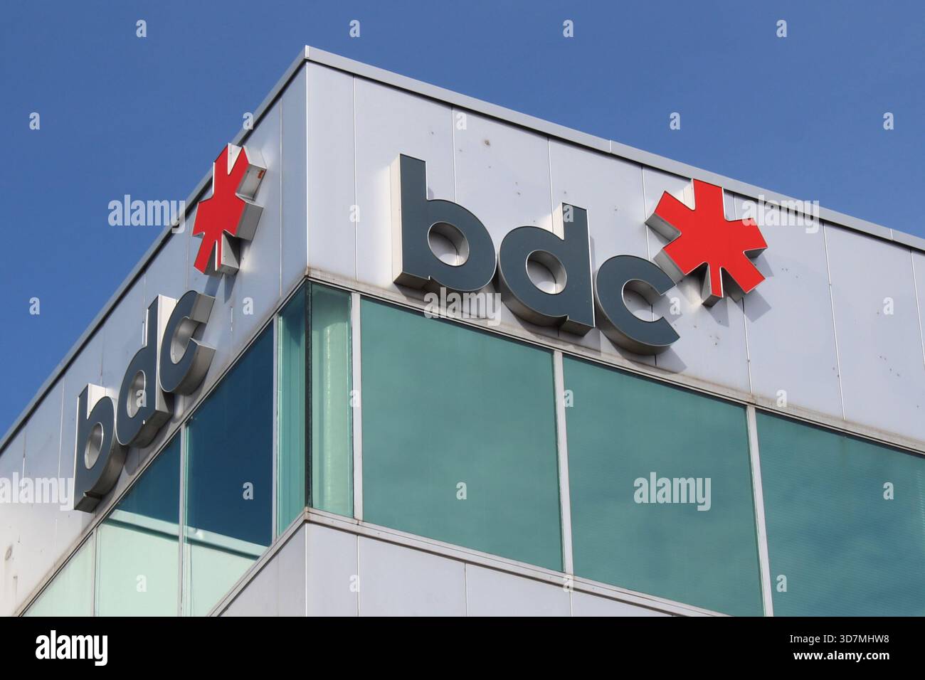 The BDC Business Development Bank of Canada logo is seen in Burlington ...