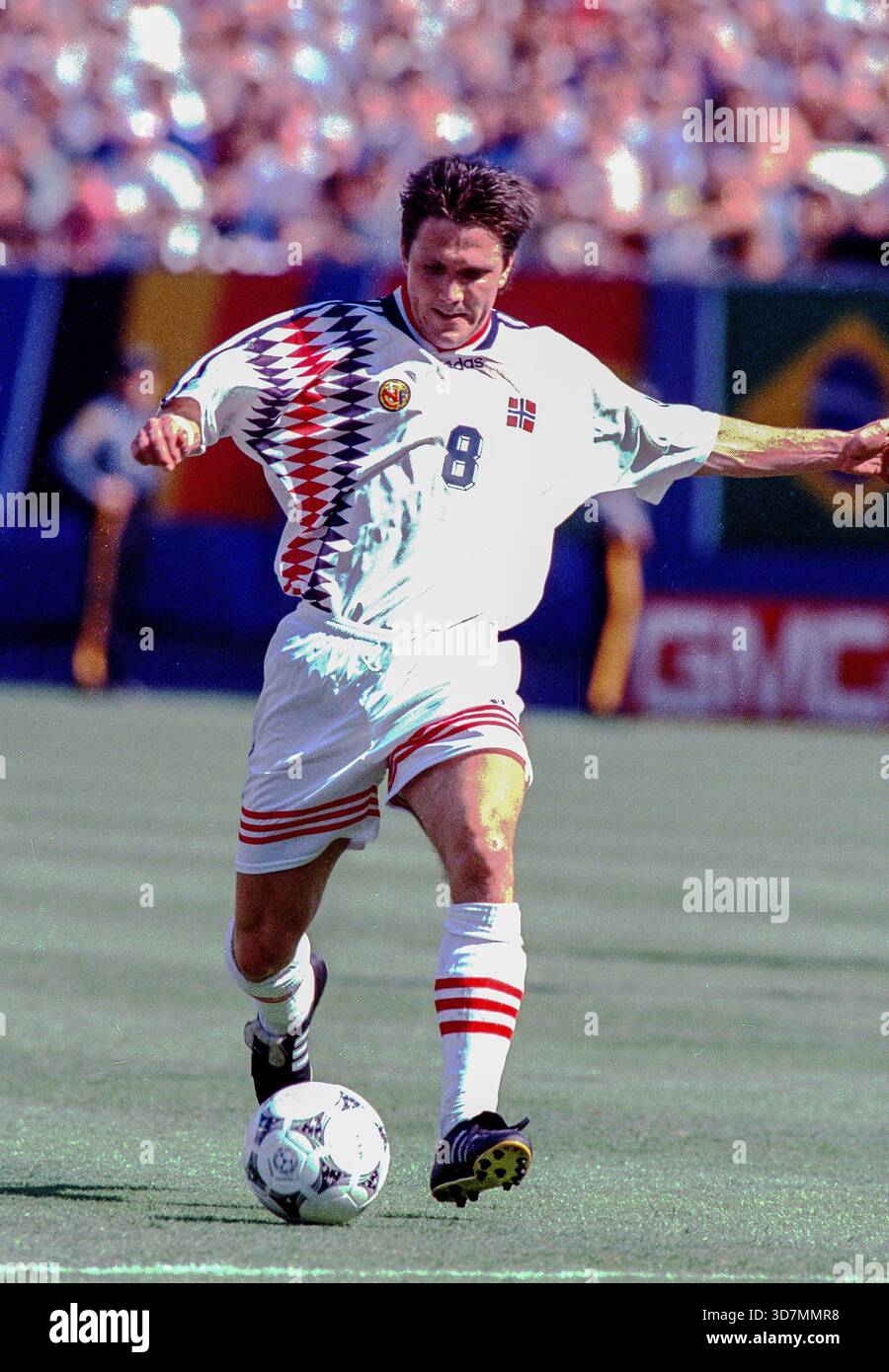 EAST RUTHERFORD NJ: JUNE 23: Oyvin Leonardsen in action during a 1994 ...