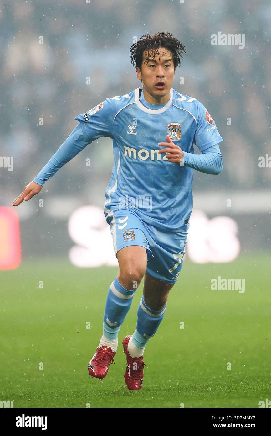 Coventry City's Tatsuhiro Sakamoto during the Sky Bet Championship ...