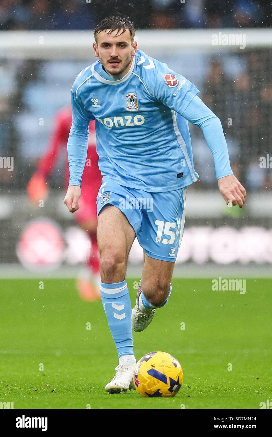 Coventry City's Liam Kitching during the Sky Bet Championship match at ...