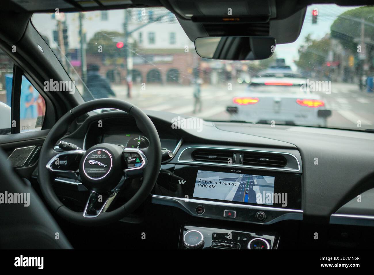 Interior autonomous waymo jaguar pace hi-res stock photography and ...