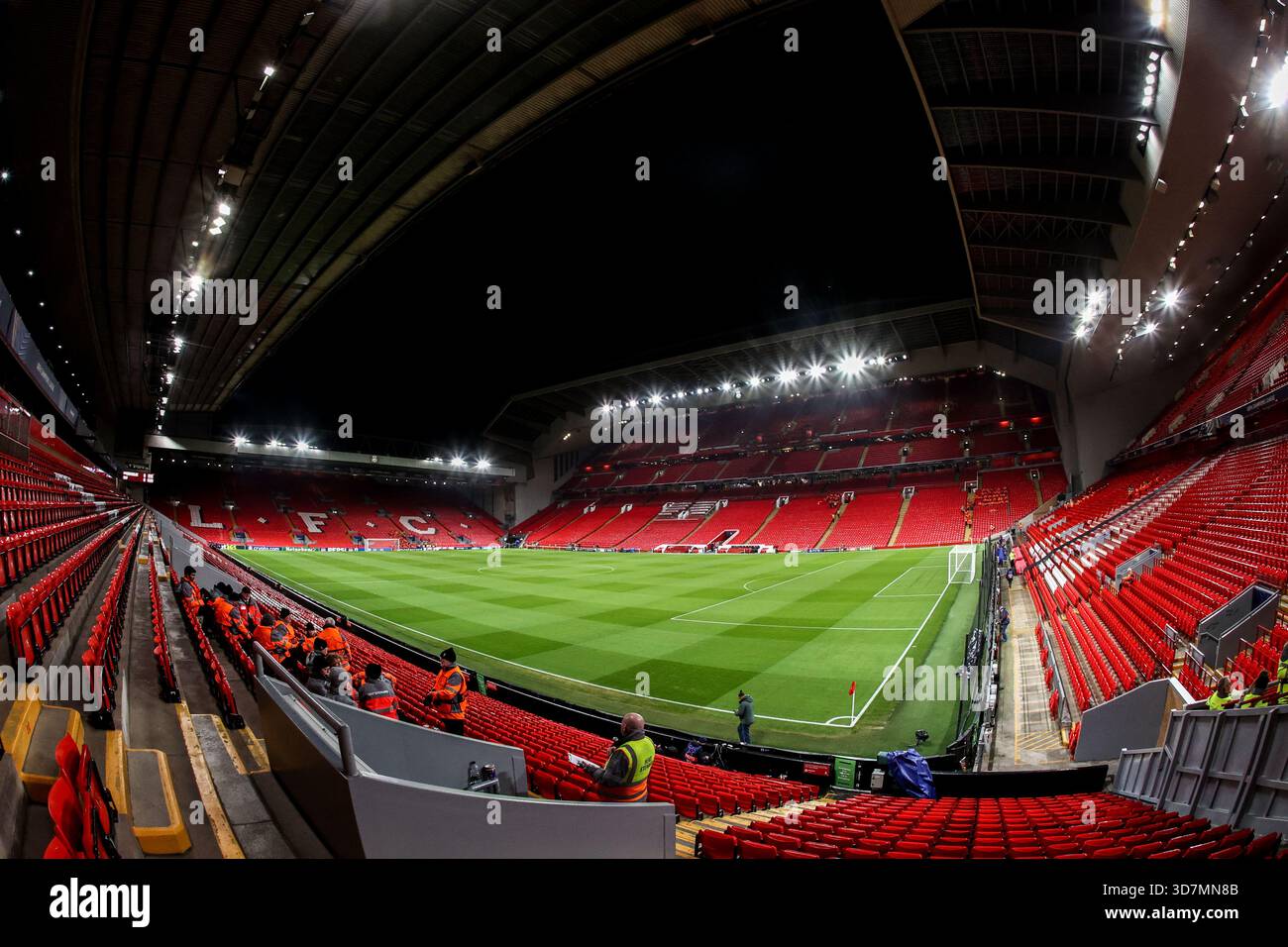 A general view of Anfield ahead of the UEFA Champions League Matchday 5 ...