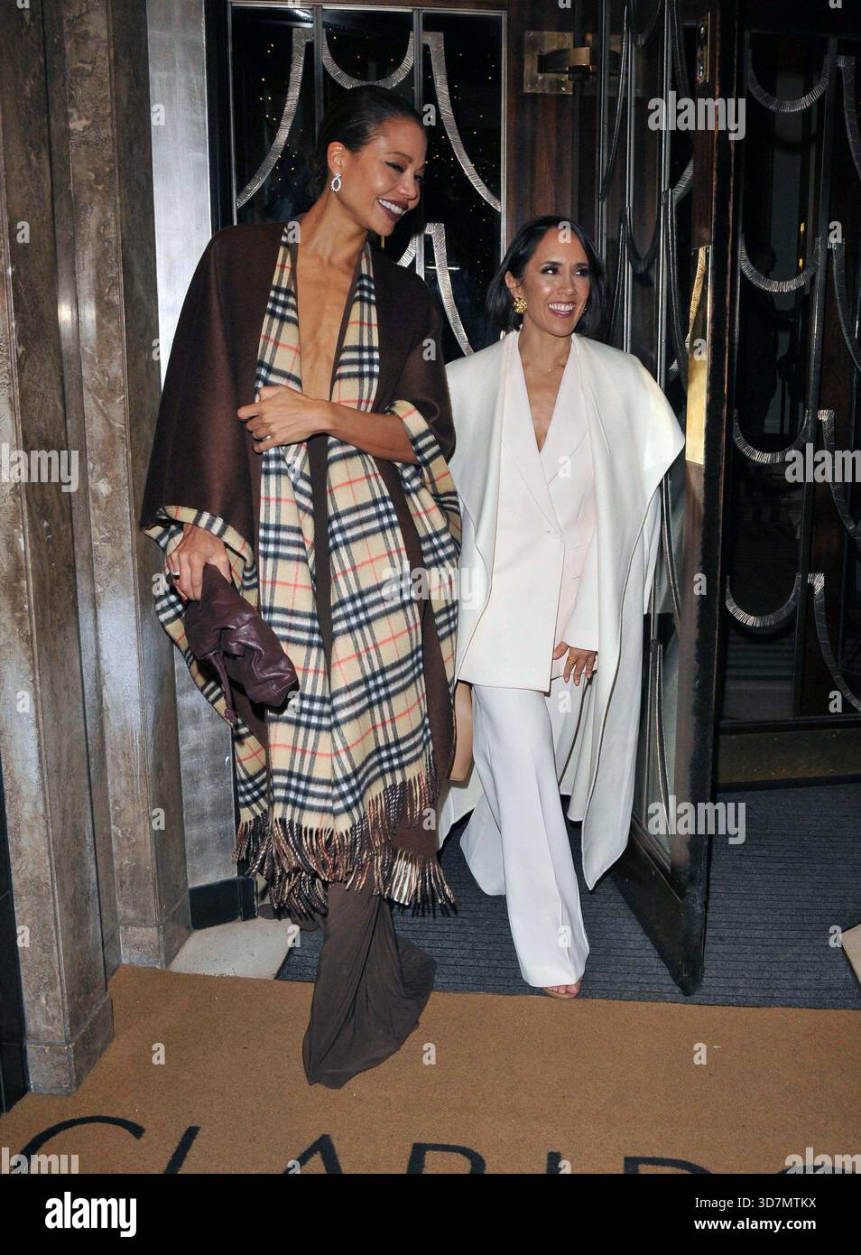 Emma Thynn, Marchioness of Bath and Janette Manrara at the Claridge's ...