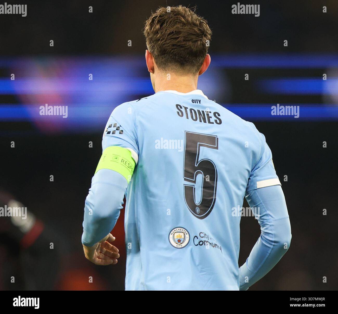 Manchester, UK, 25 November 2025 - John Stones during Manchester City ...