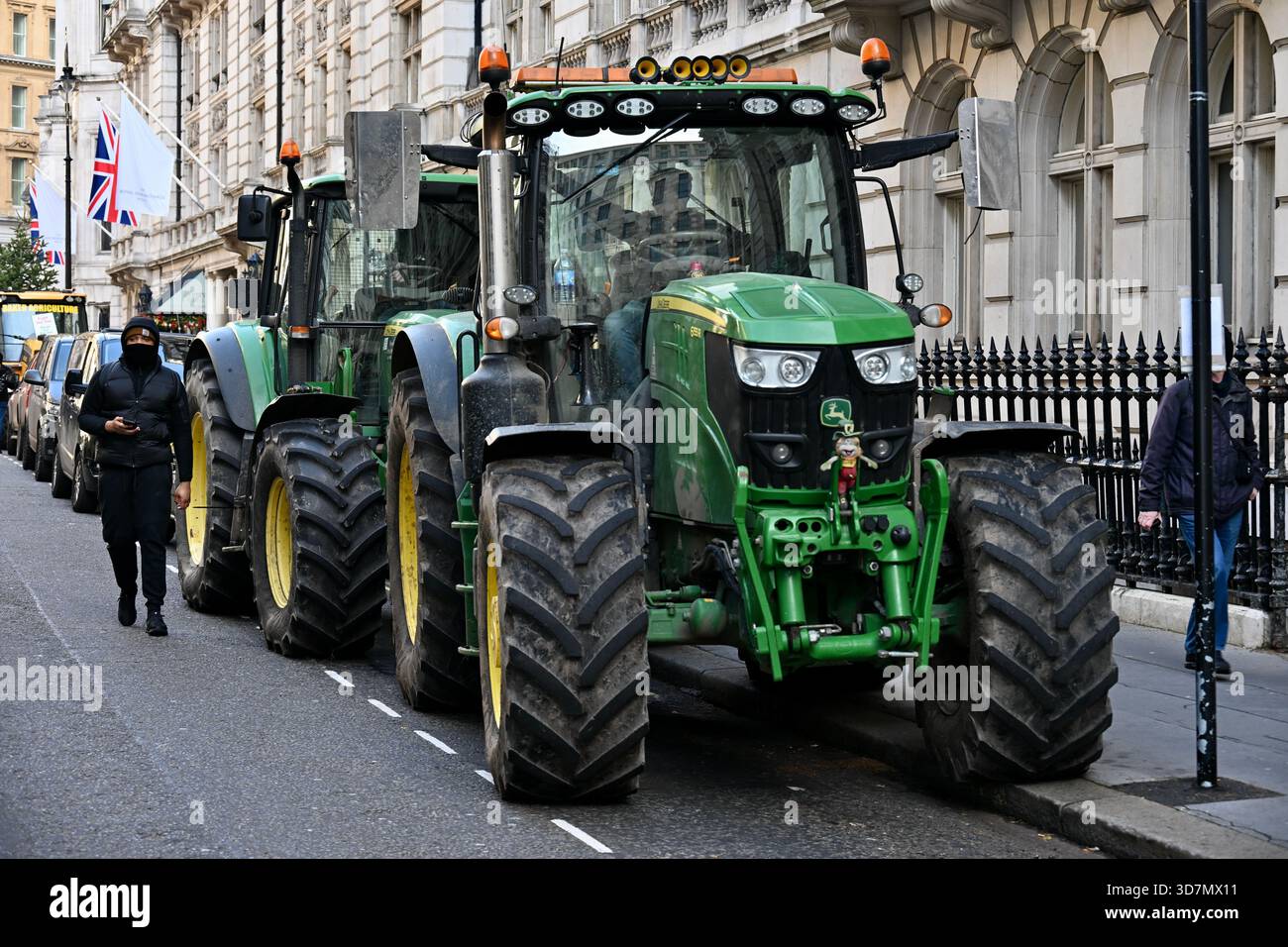 London, UK. Farmers Inheritance Tax Protest on Budget Day. Farmers ...