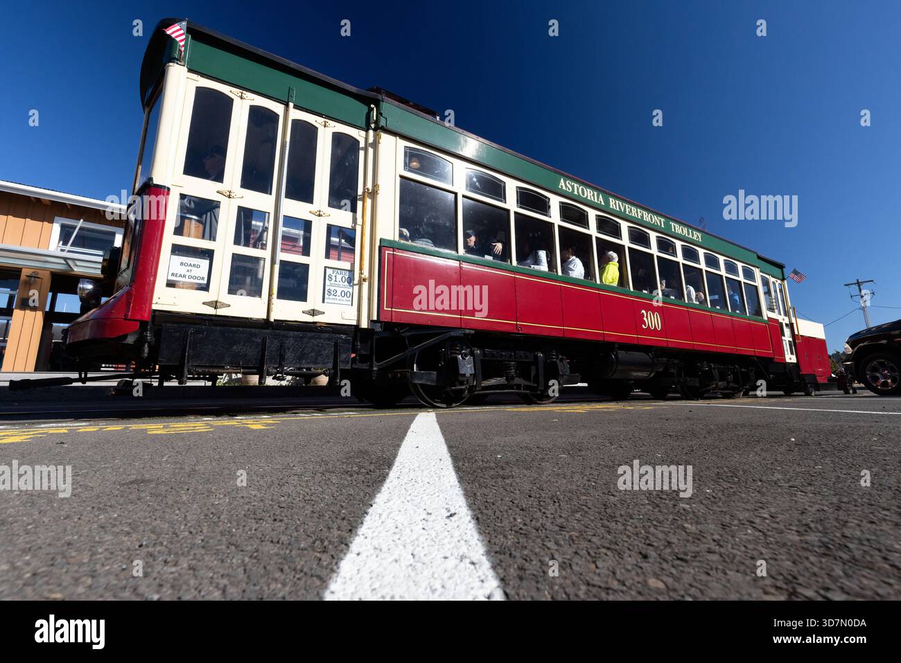 The Astoria Riverfront Trolley is a heritage streetcar that runs in ...