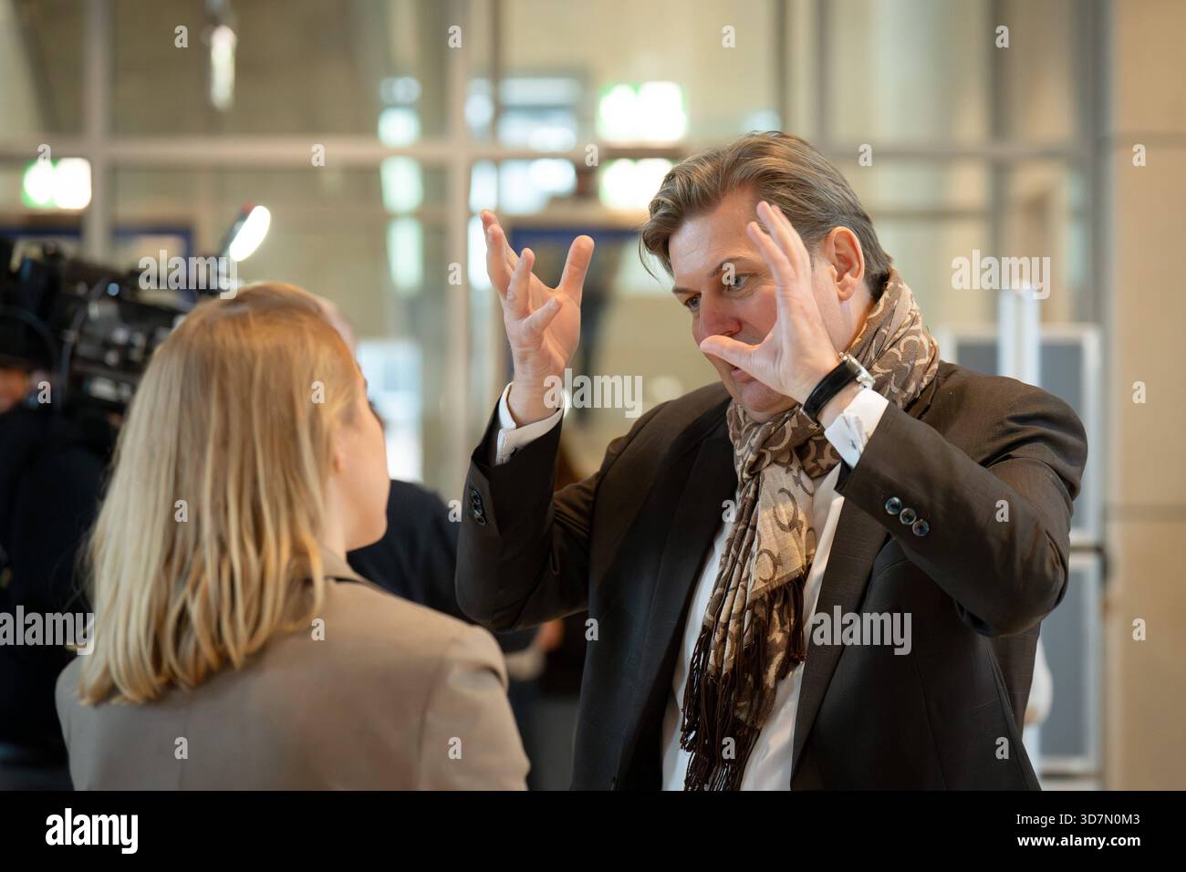 Bundestag, Maximilian Krah, AfD Reichstagsgebäude, Bundestag, Sitzung ...