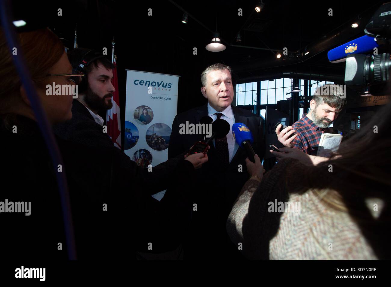 Jon McKenzie, President and CEO of Cenovus Energy takes questions from ...