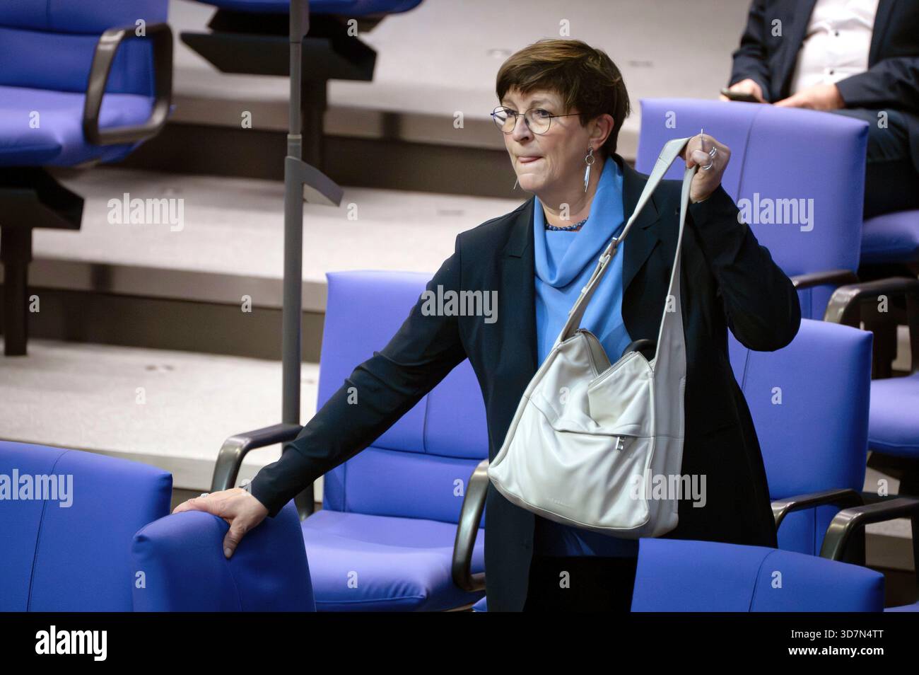 Saskia Esken in the 43rd session of the 21st German Bundestag in the ...