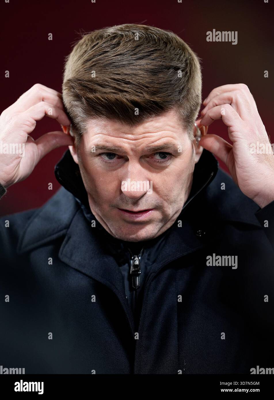 Former Liverpool player Steven Gerrard ahead of the UEFA Champions ...