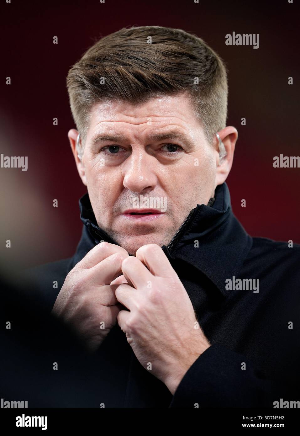 Former Liverpool player Steven Gerrard ahead of the UEFA Champions ...