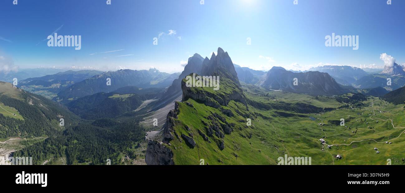 Aerial panorama seceda ridge hi-res stock photography and images - Alamy