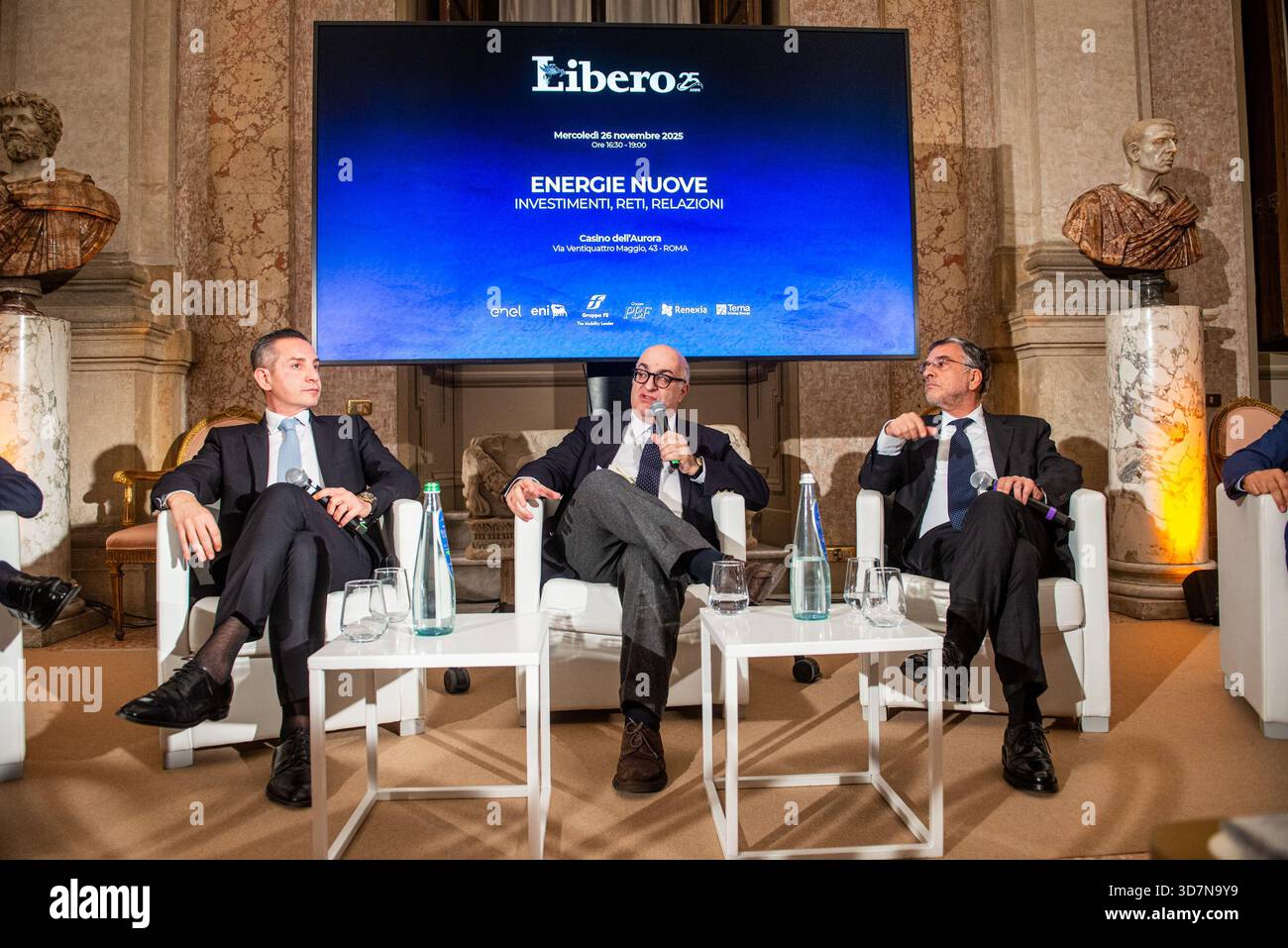Mario Sechi Direttore Libero, Marco Piredda Eni, Nicolò Mardegan Enel ...
