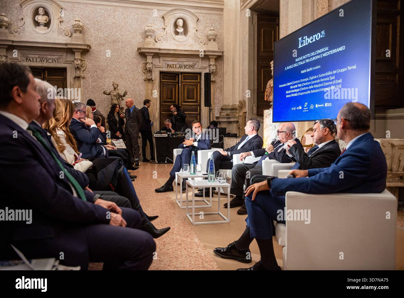 Mario Sechi Direttore Libero, Marco Piredda Eni, Nicolò Mardegan Enel, Francesco Salerni Terna ...