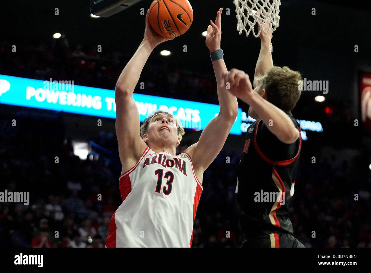 Arizona Wildcats center Motiejus Krivas (13) against Denver Pioneers ...