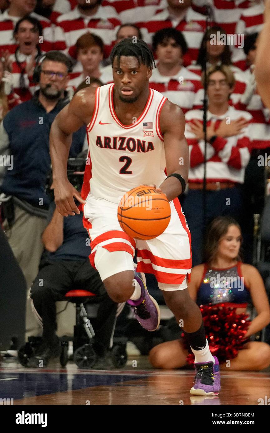 Arizona Wildcats forward Dwayne Aristode (2) during of an NCAA college ...