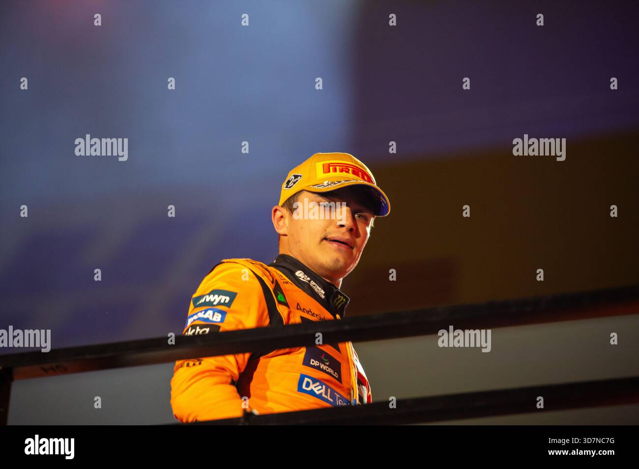 LAS VEGAS, NV - NOVEMBER 22: Second place driver Lando Norris, driver ...