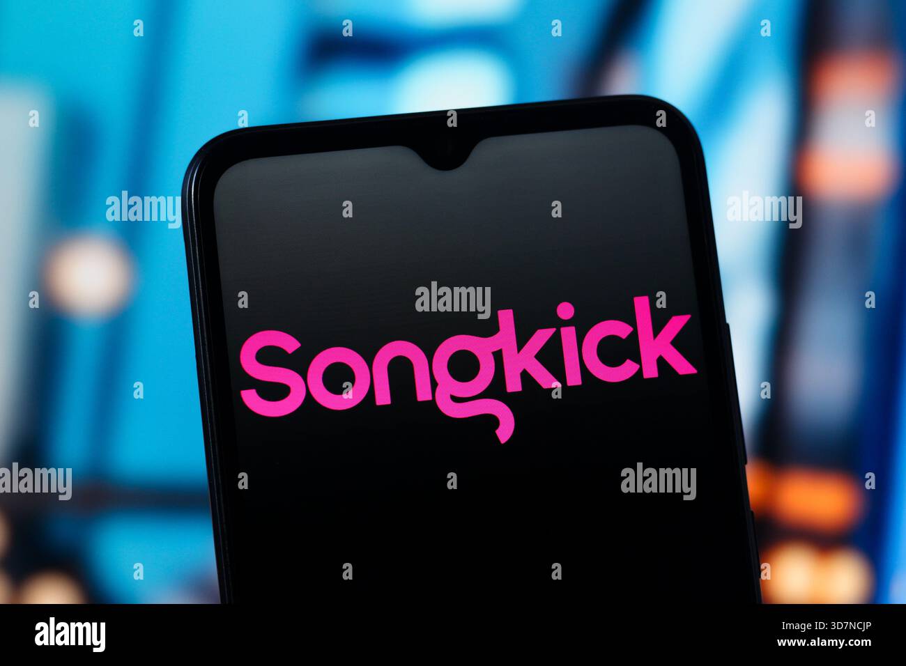 November 26, 2025, Canada: In this photo illustration, the Songkick ...