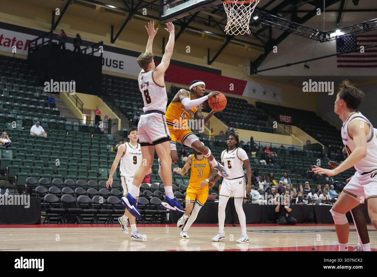 KISSIMMEE, FL - NOVEMBER 26: Towson Tigers guard Dylan Williamson (4 ...
