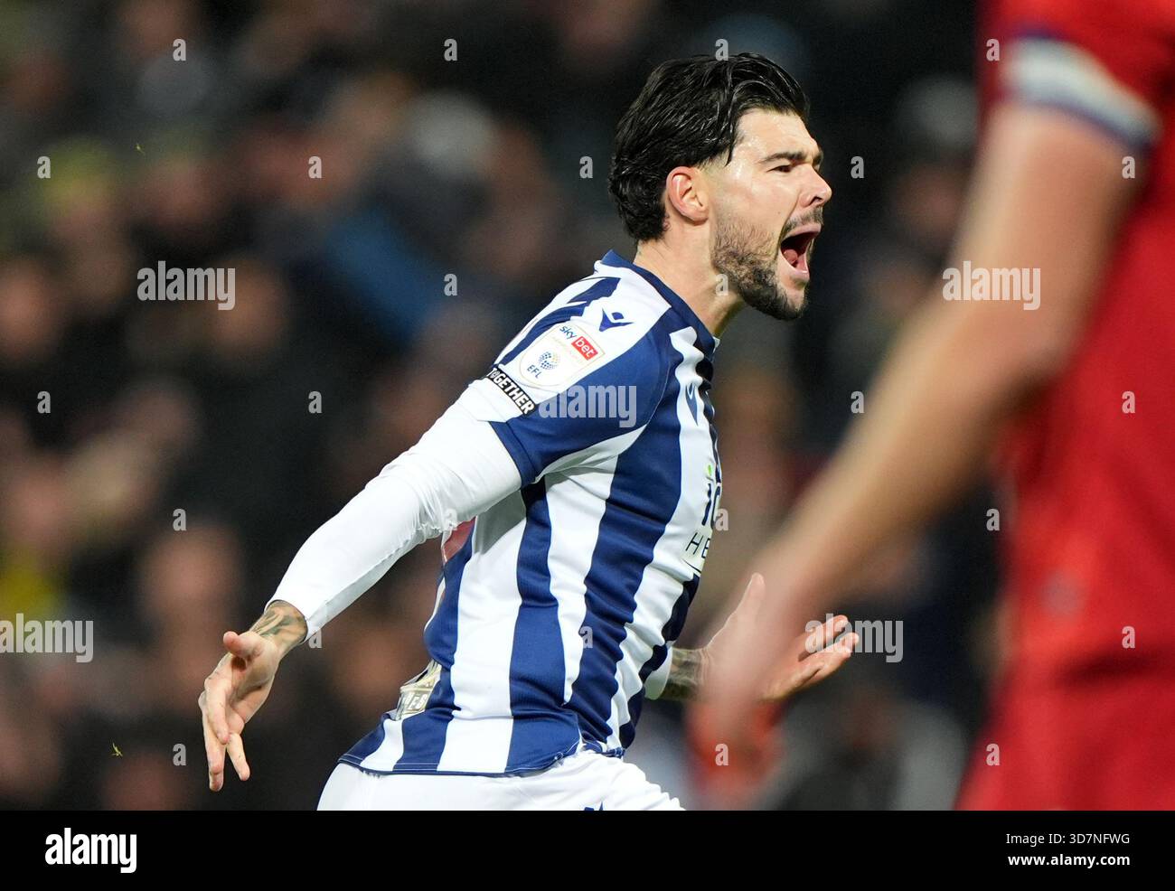 West Bromwich Albion's Alex Mowatt celebrates scoring their side's ...