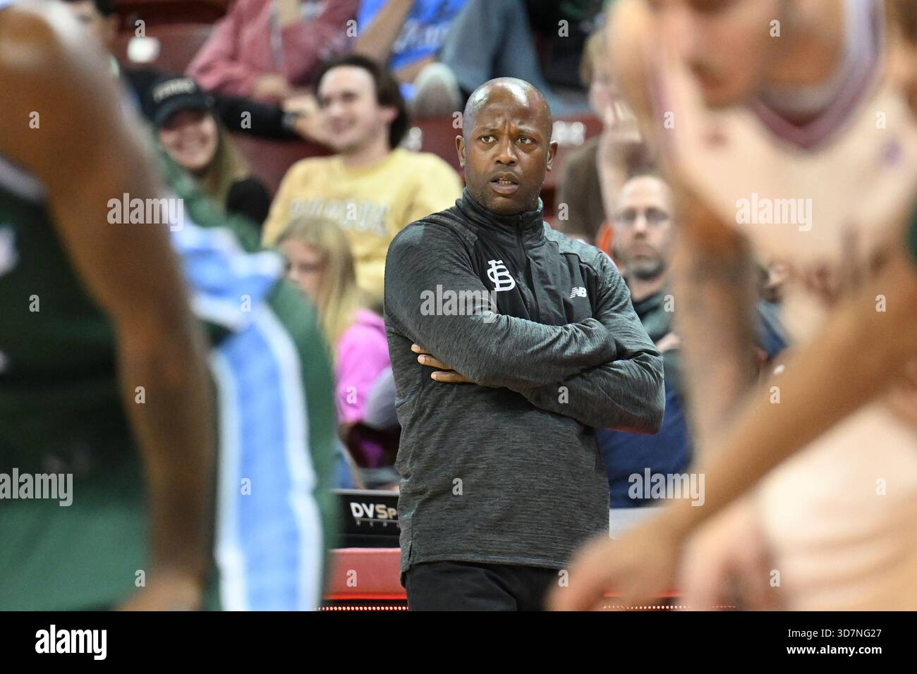 November 23, 2025; Head Coach Earl Grant of the Boston College Eagles ...