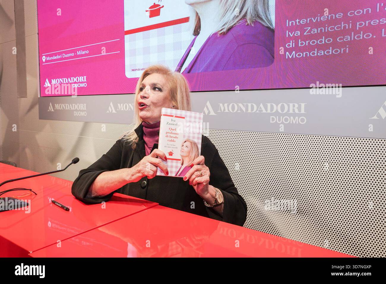 MILAN - Singer Iva Zanicchi presents her new book, "Quel profumo di ...