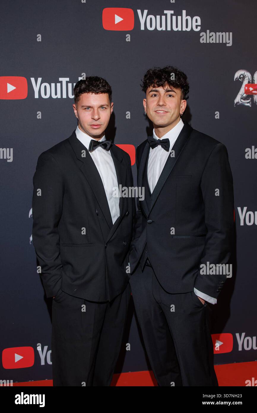 Award - YouTube Music Dinner 2025 - Lahos und Bennett beim YouTube ...