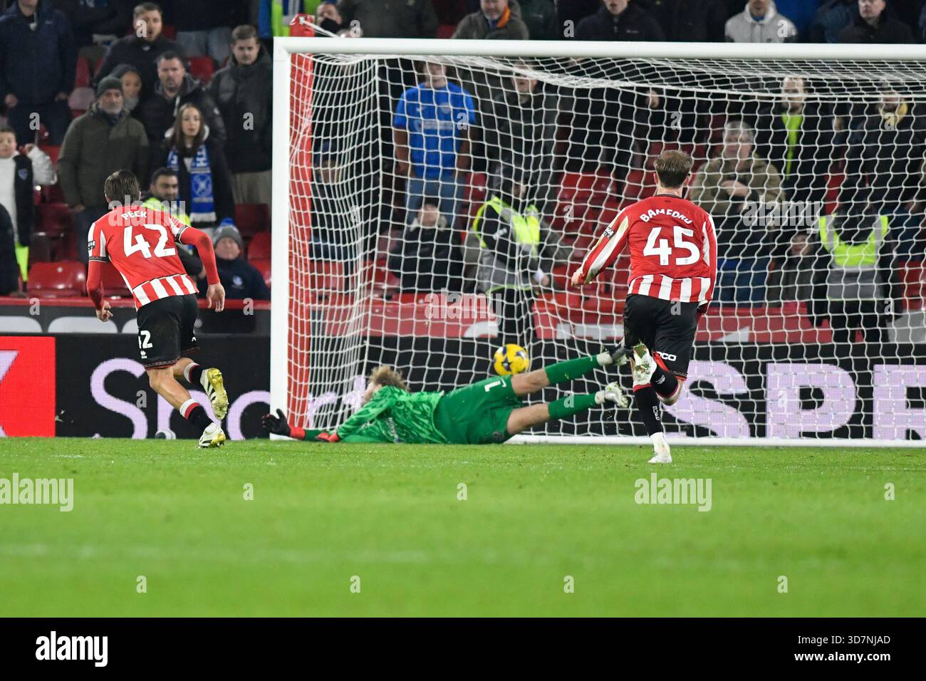 during the Sheffield United v Portsmouth EFL Sky Bet Championship match ...