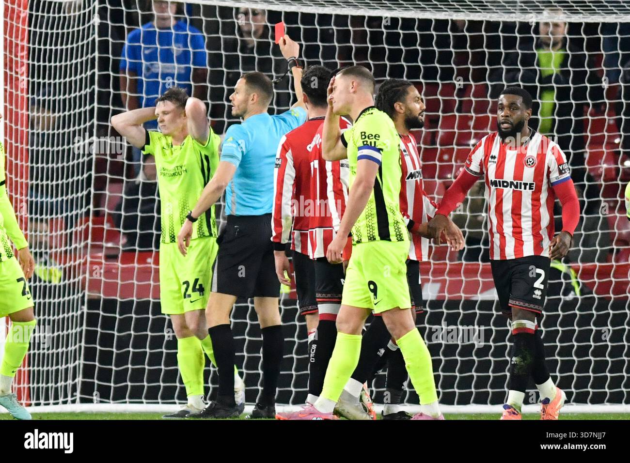 during the Sheffield United v Portsmouth EFL Sky Bet Championship match ...