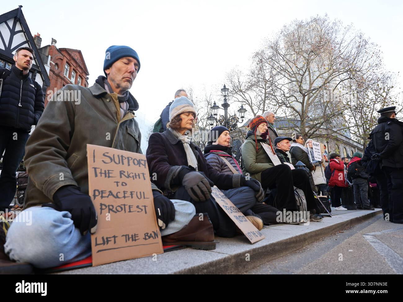 Protest supporting Palestine Action and the right to protest outside ...