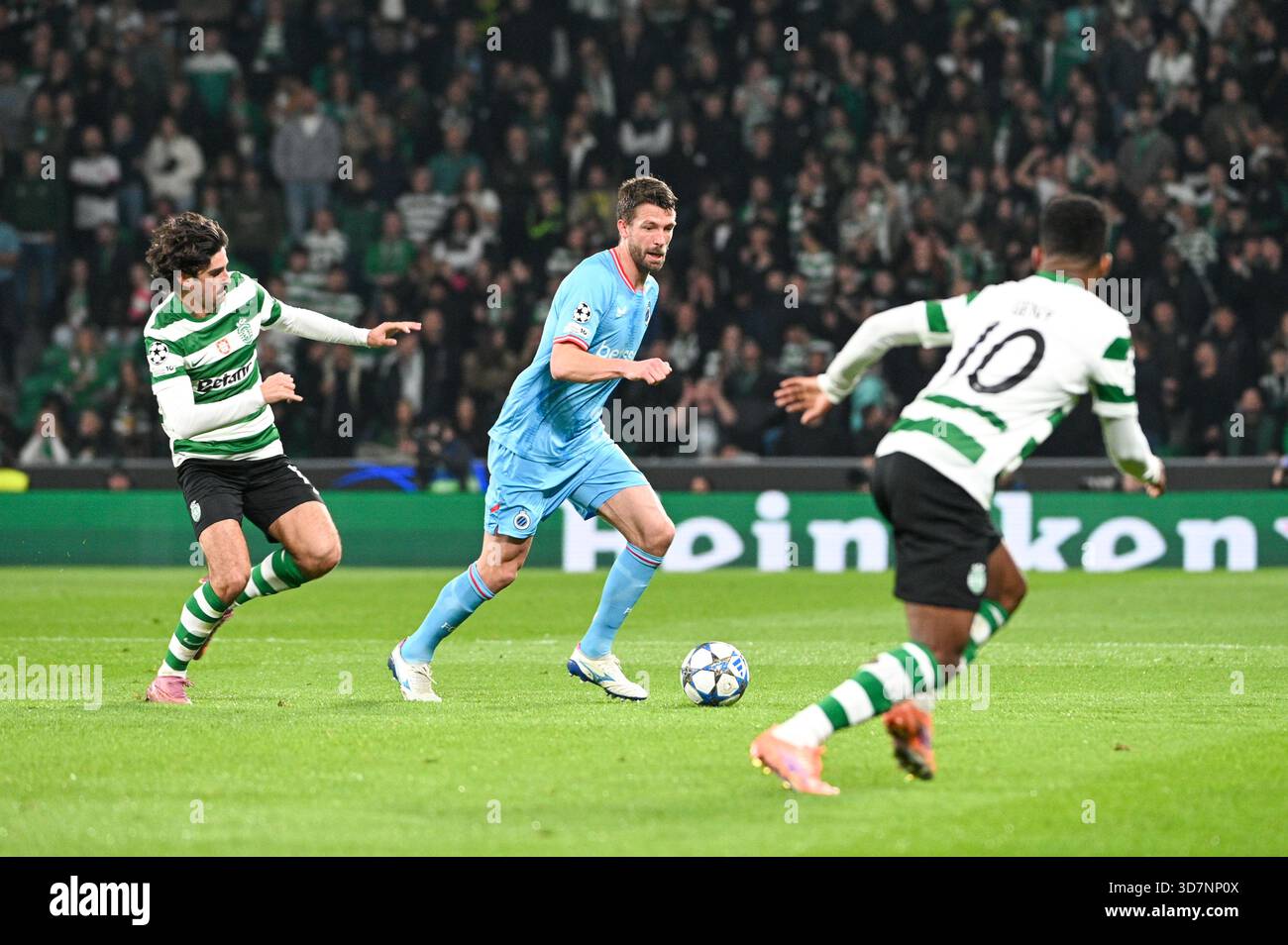 Lisbon, Portugal. 26 November 2025. Brandon Mechele defender of Club ...