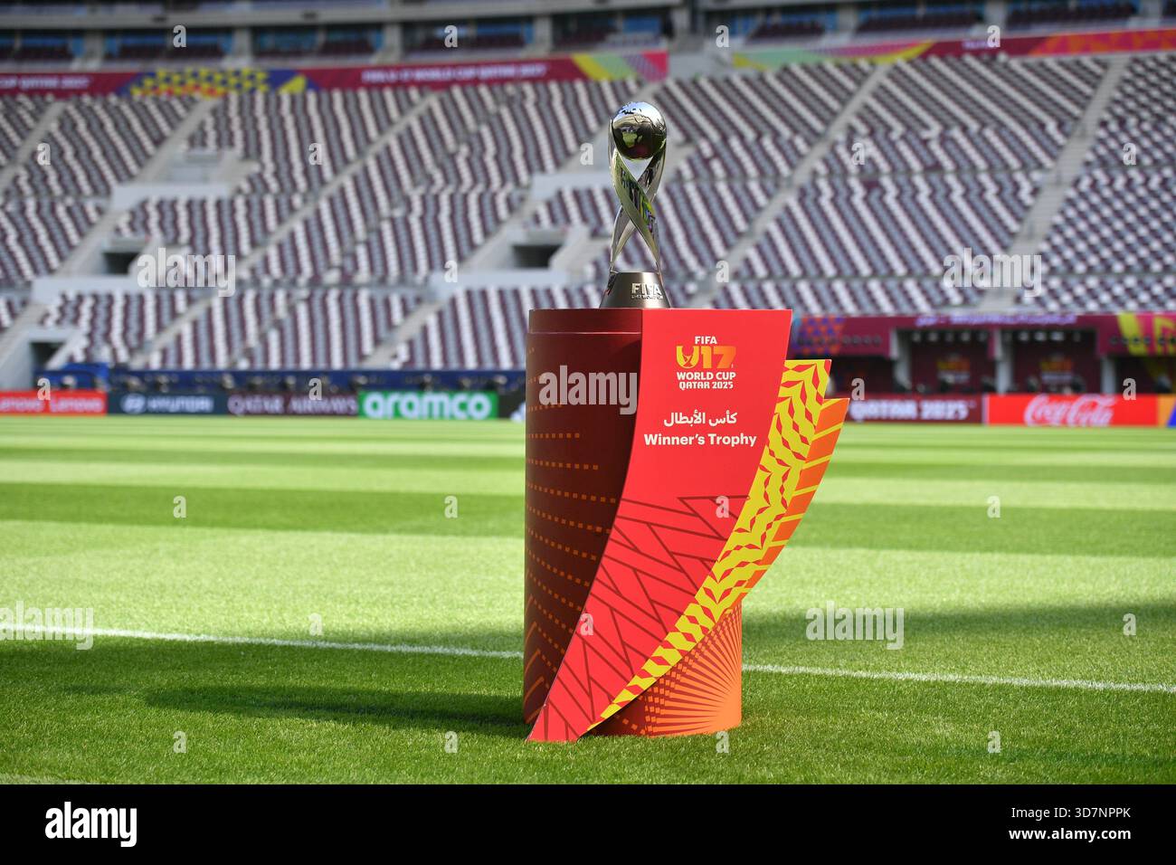 Doha, Qatar. 26th Nov, 2025. Ahead of the FIFA U17 world cup finals ...