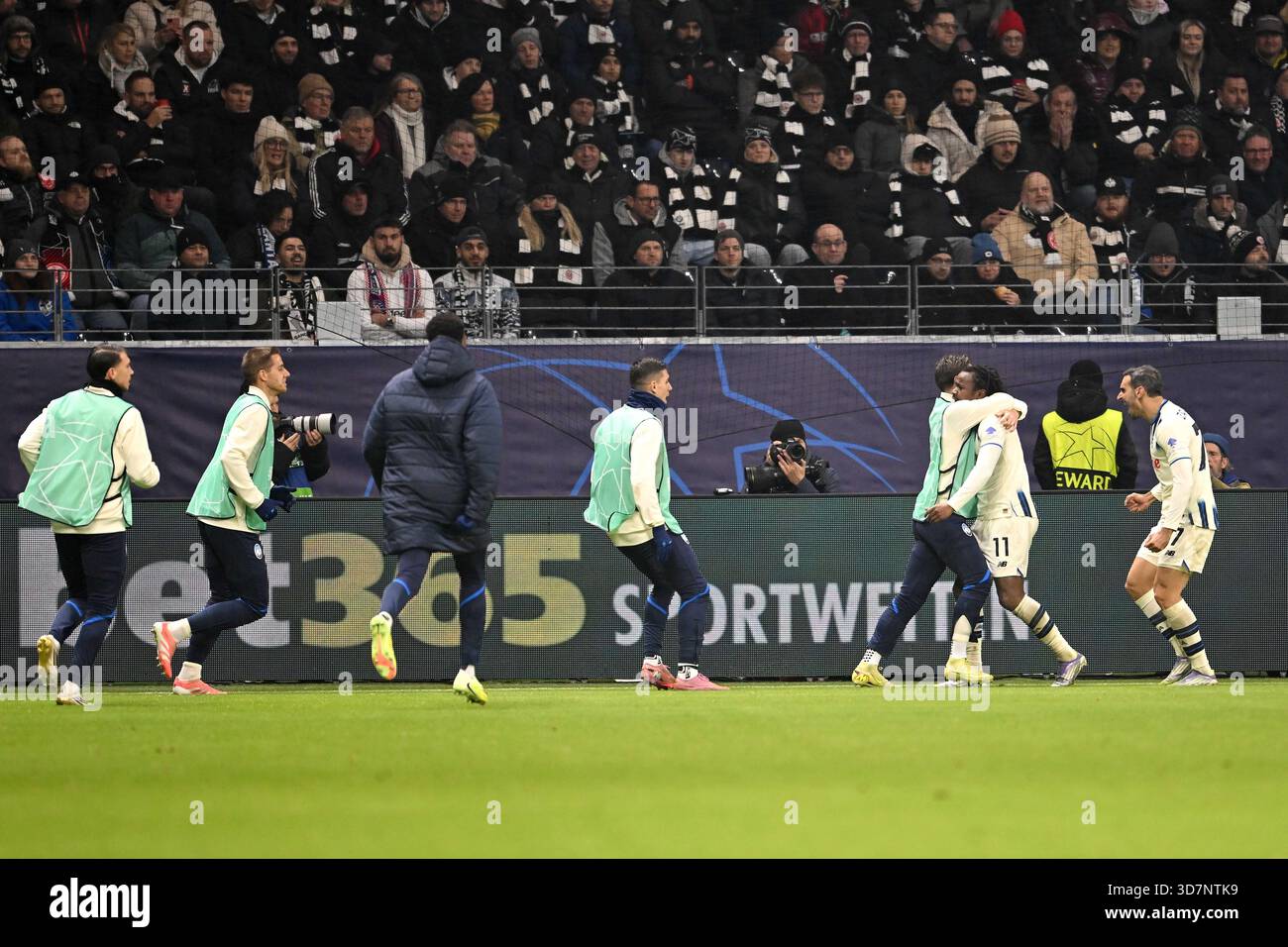 Fussball UEFA Champions League 5. Spieltag Eintracht Frankfurt - Atalanta Bergamo am 26.11.2025 ...