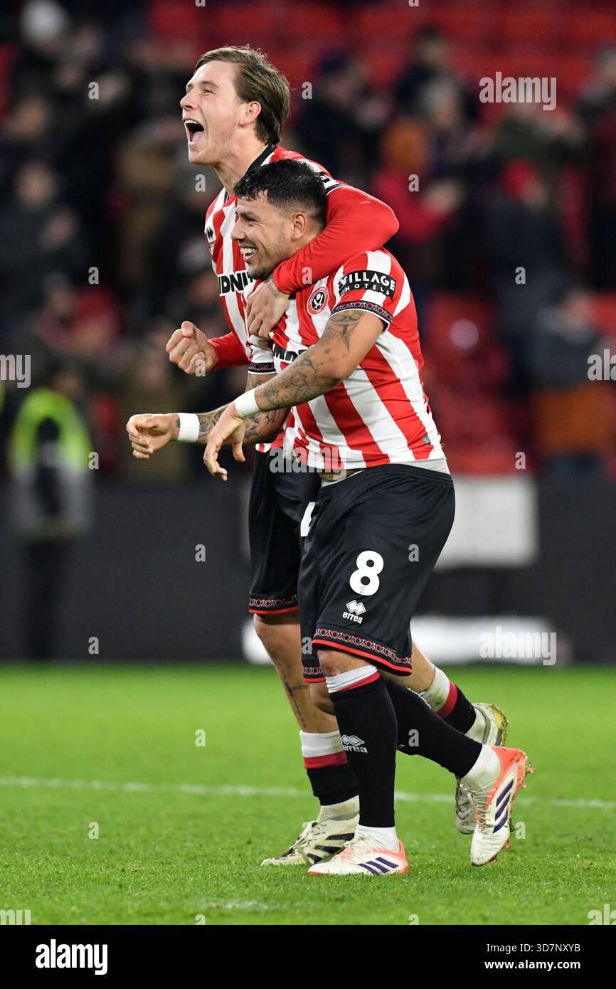 during the Sheffield United v Portsmouth EFL Sky Bet Championship match ...
