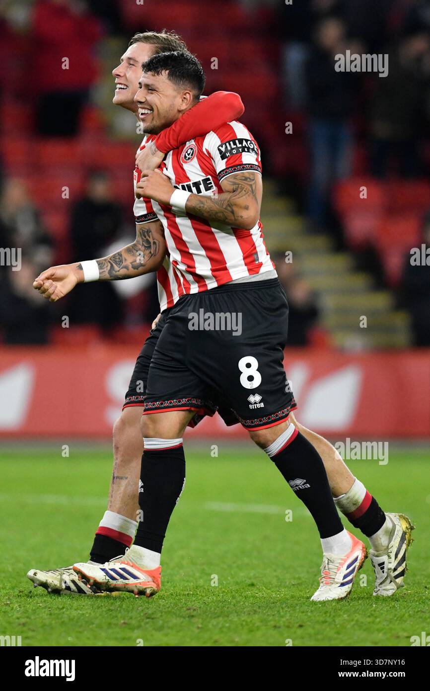 during the Sheffield United v Portsmouth EFL Sky Bet Championship match ...