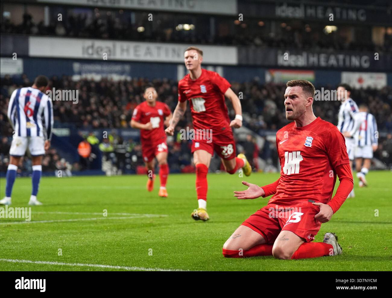 Birmingham City's Marvin Ducksch celebrates scoring their side's first ...