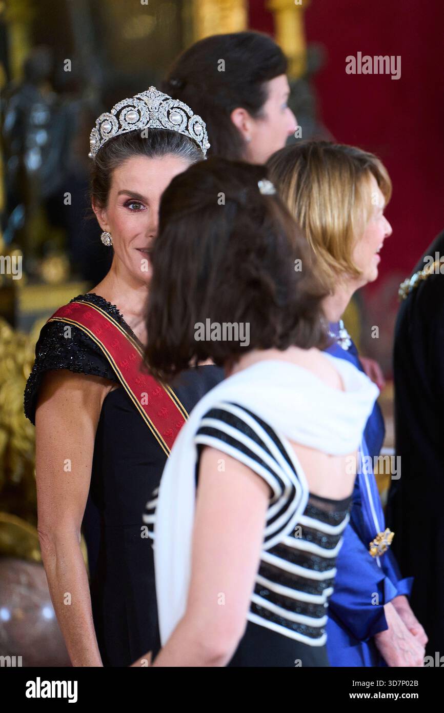 Madrid. Spain. 20251126, King Felipe VI of Spain, Queen Letizia of ...