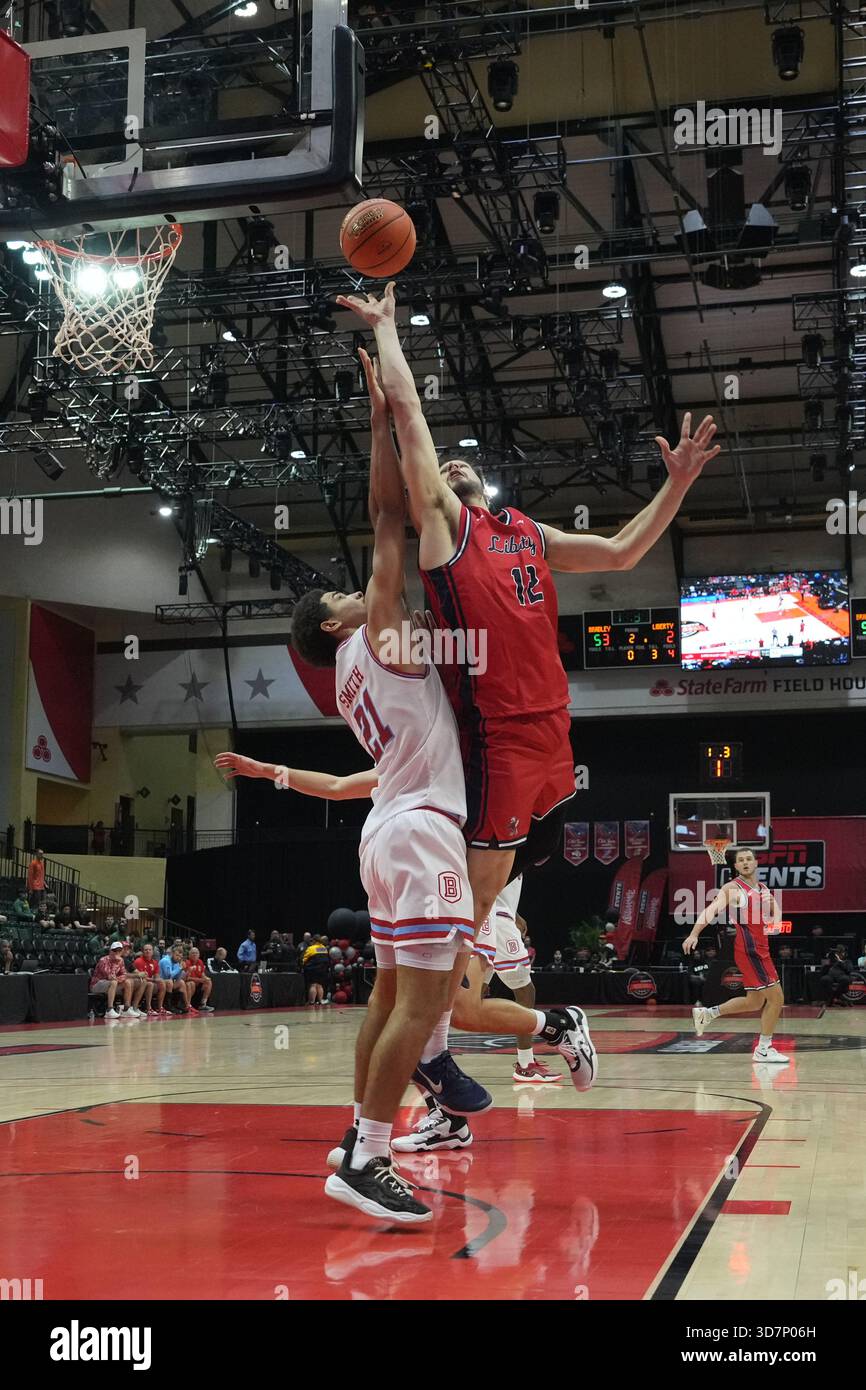 KISSIMMEE, FL - NOVEMBER 26: Liberty Flames forward Josh Smith (12 ...
