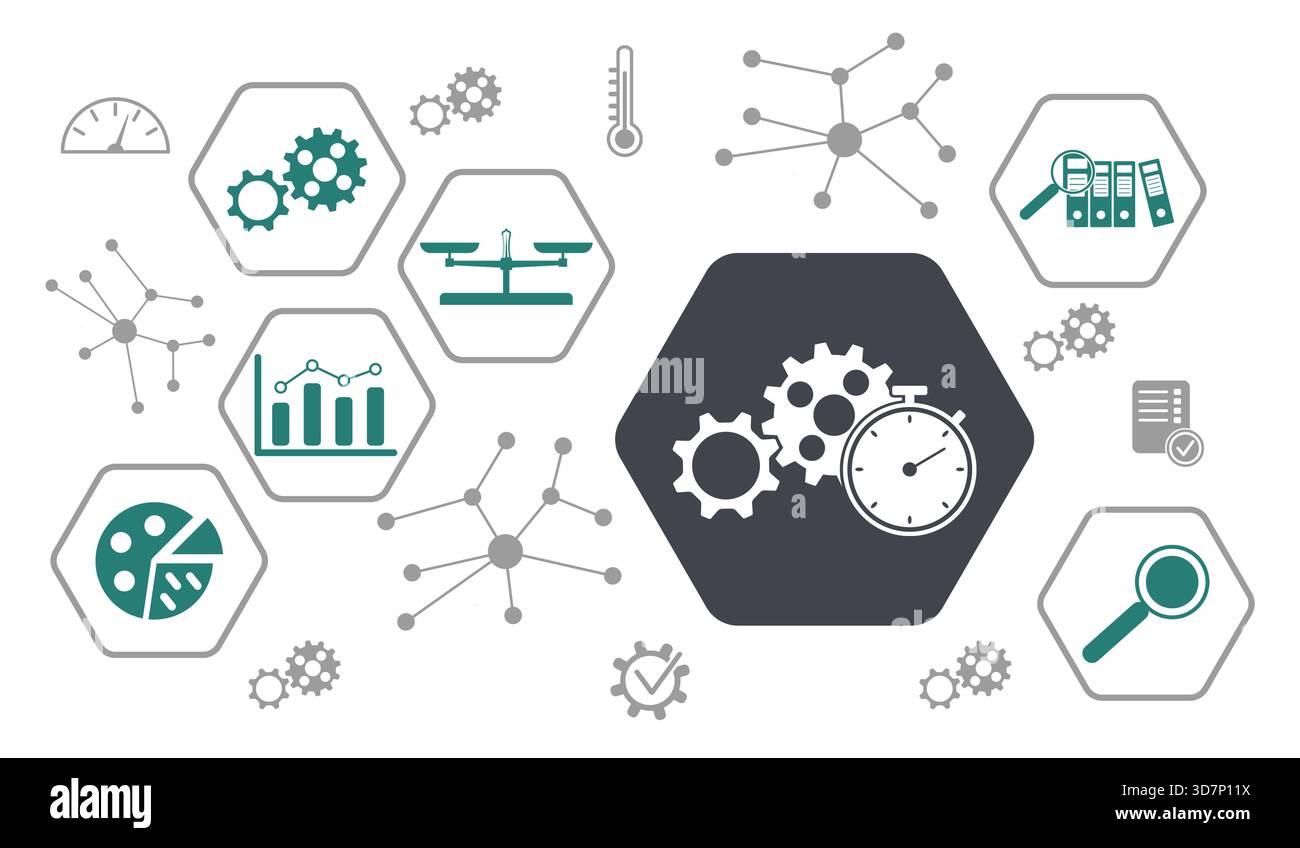 In process quality assessment Cut Out Stock Images & Pictures - Alamy