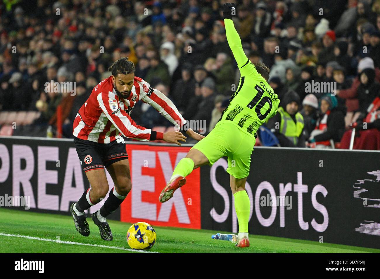 during the Sheffield United v Portsmouth EFL Sky Bet Championship match ...